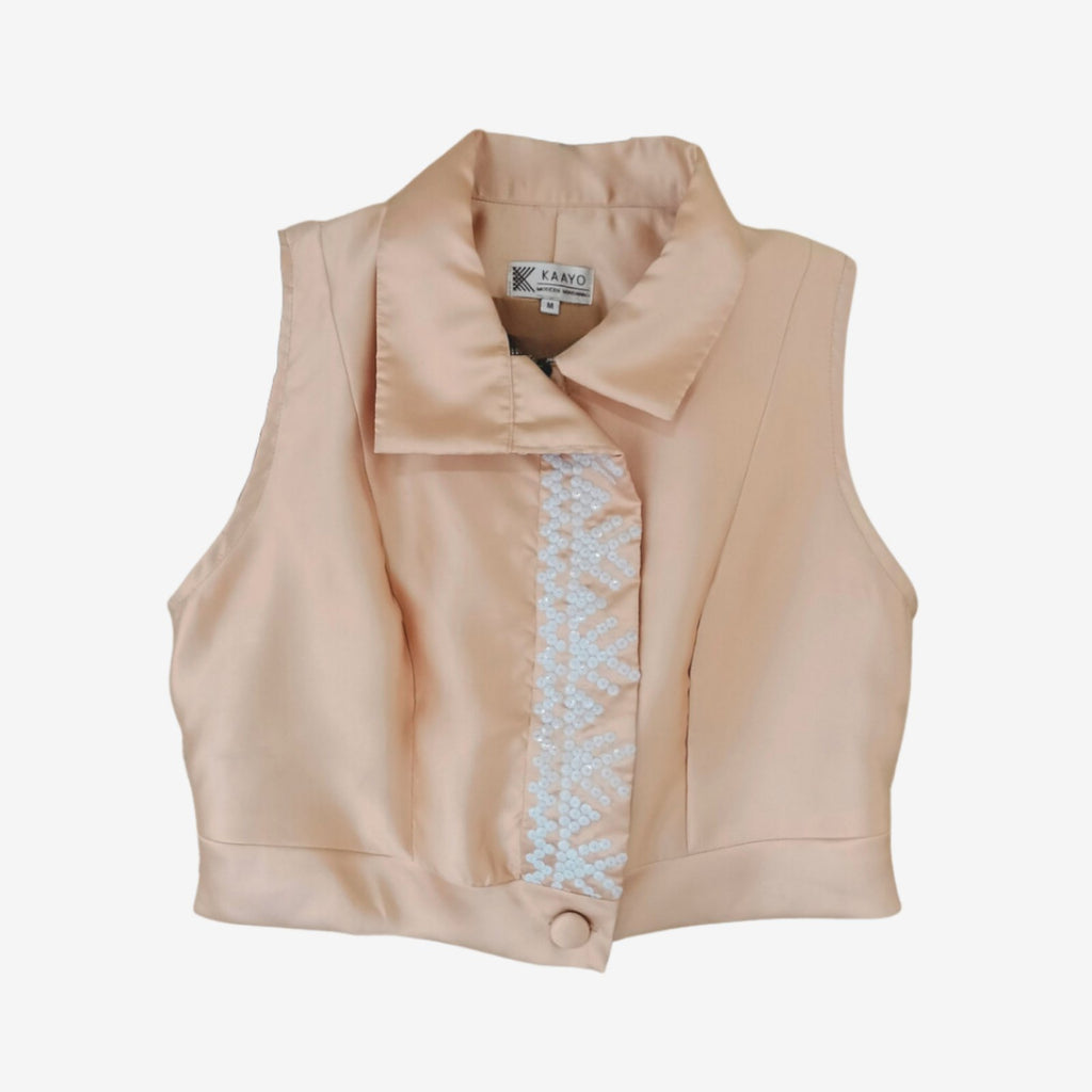 TIN Cropped Vest – Kaayo Modern Mindanao PH
